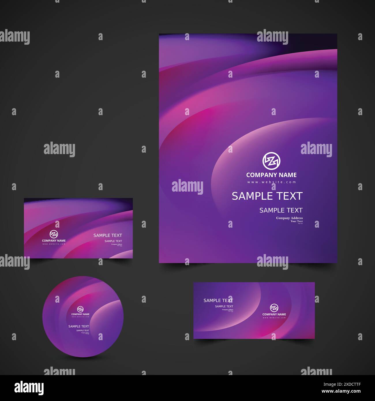 Purple paper folder hi-res stock photography and images - Alamy