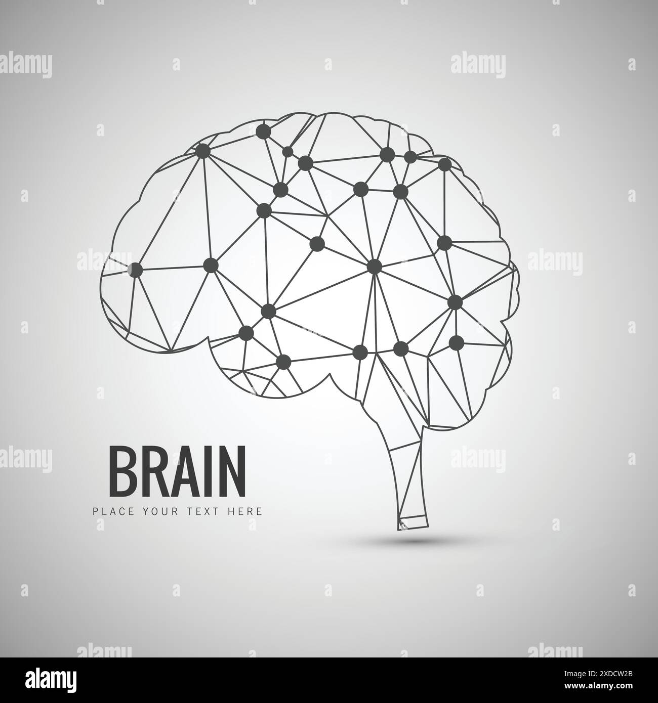 lineal brain design Stock Vector Image & Art - Alamy