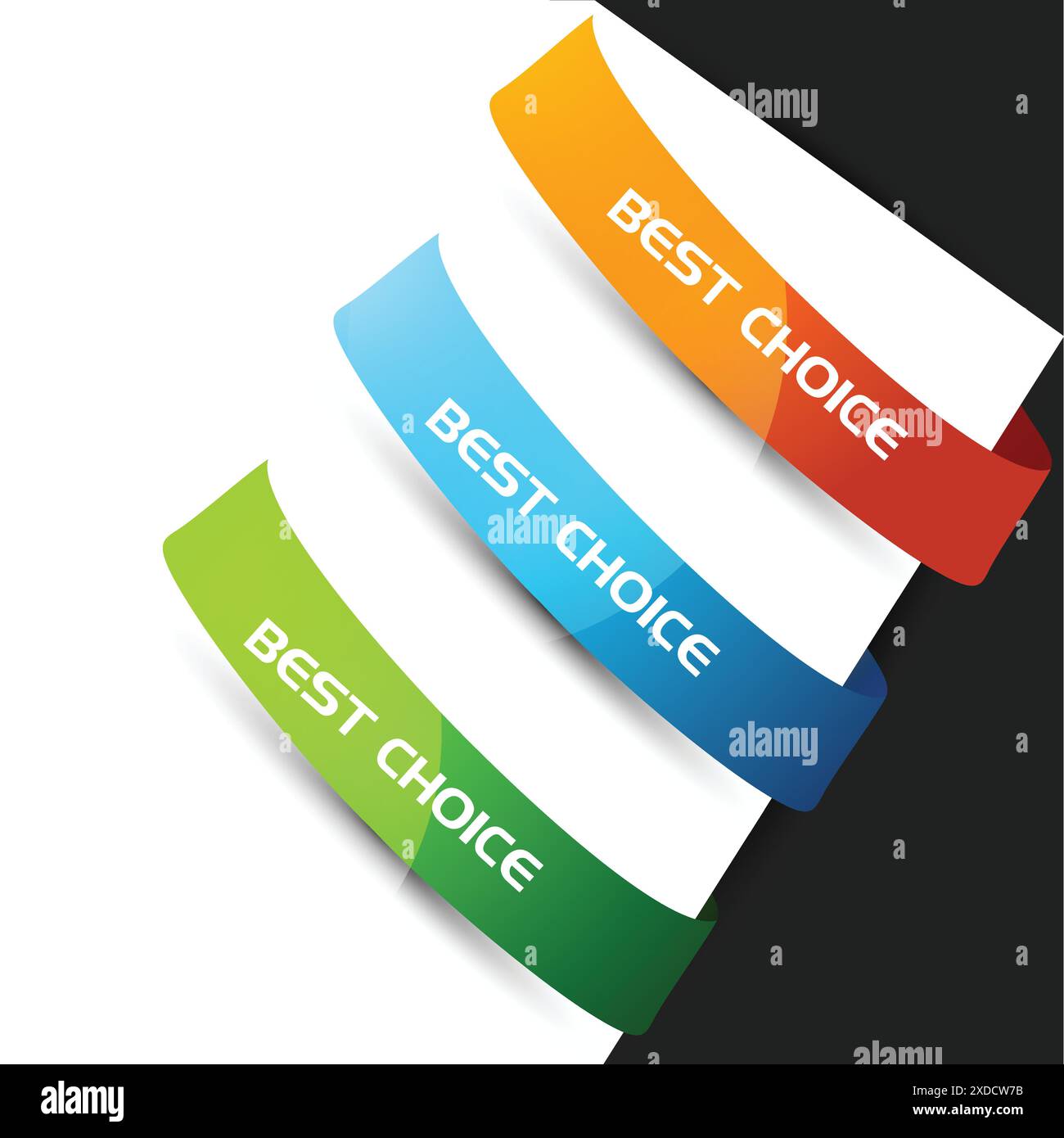 colorful tag collection vector design illustration Stock Vector Image ...