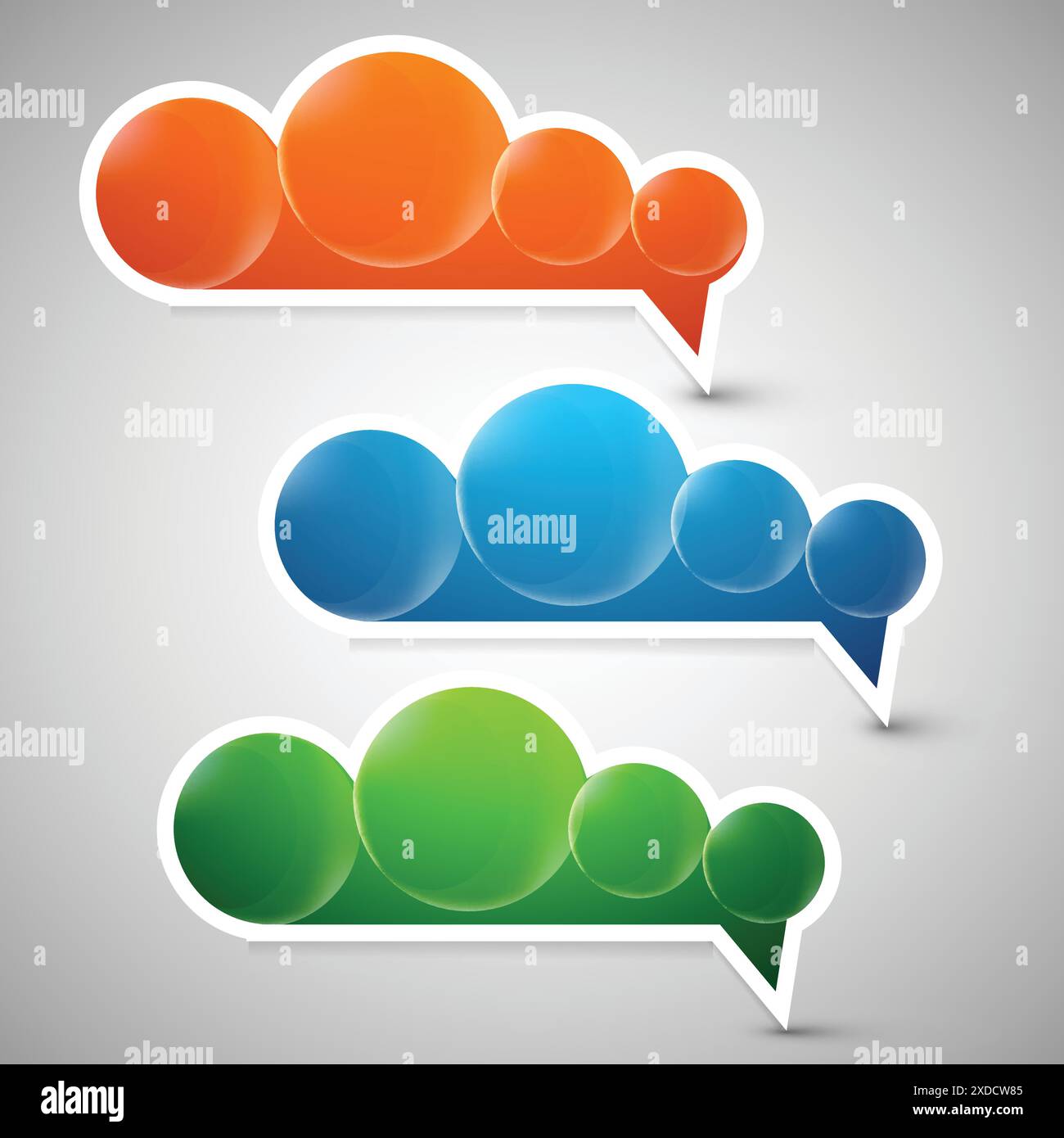 flat modern speech bubble collection Stock Vector Image & Art - Alamy