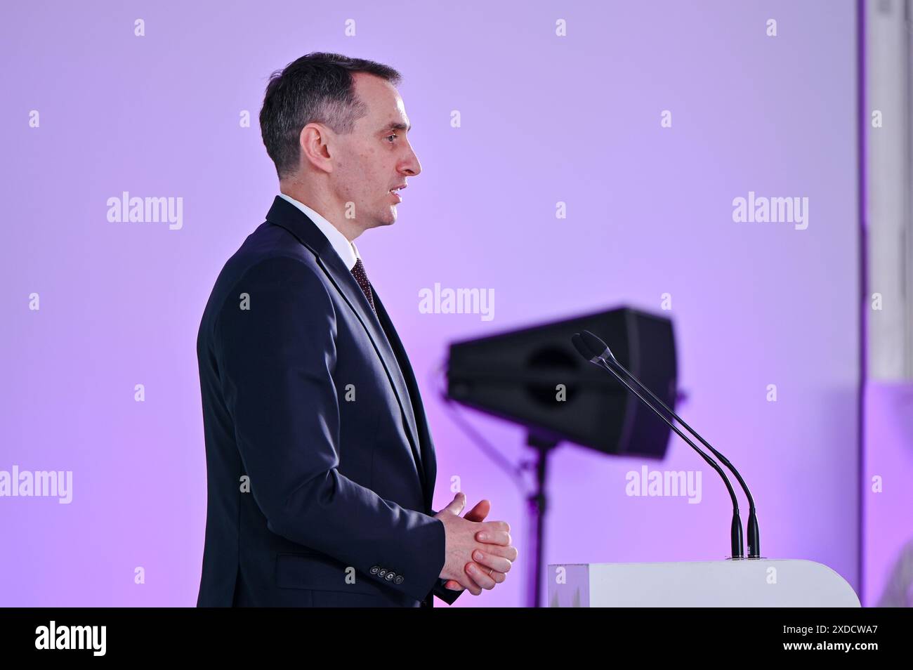 LVIV, UKRAINE - JUNE 20, 2024 - Minister of Health of Ukraine Viktor ...