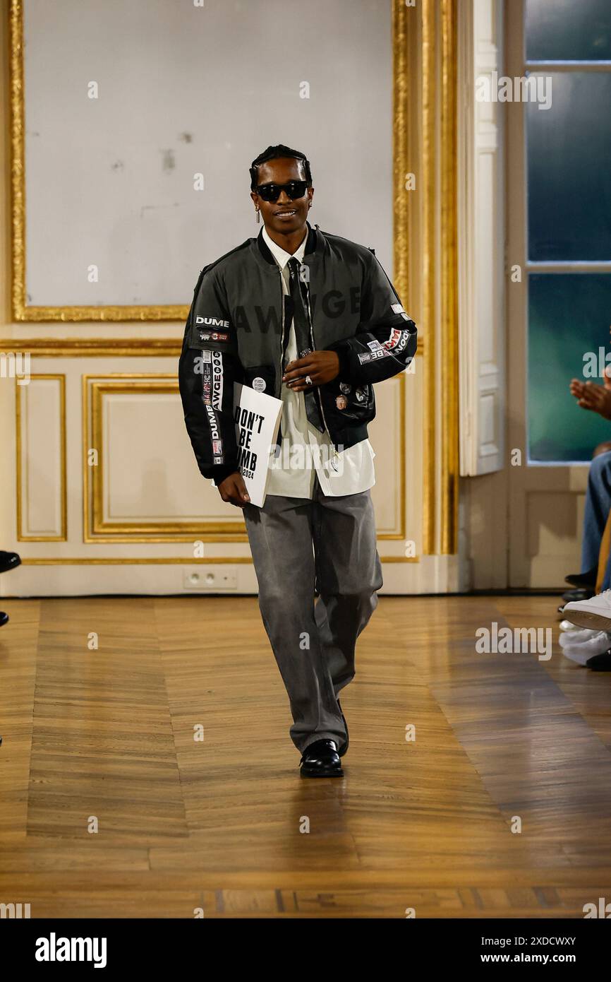 Paris, Frankreich. 21st June, 2024. ASAP Rocky at AWGE - American ...