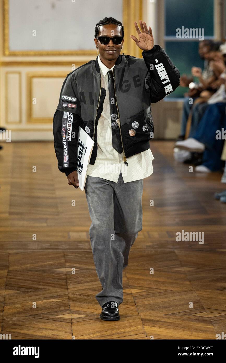 Paris, Frankreich. 21st June, 2024. ASAP Rocky at AWGE - American ...