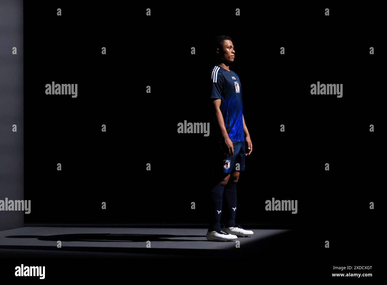 Joru Chima Fujita, Japan National Football team player, wearing a new ...