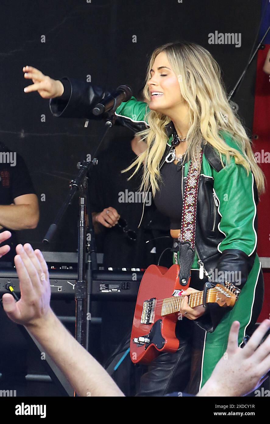 New York, NY, USA. 21st June, 2024. Alana Springsteen performs on Fox ...