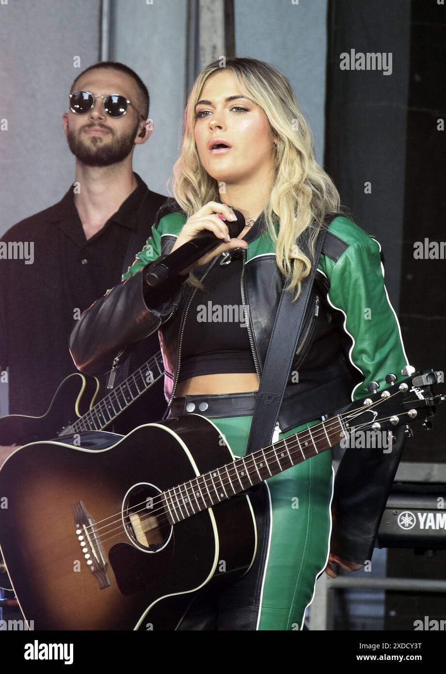 New York, NY, USA. 21st June, 2024. Alana Springsteen performs on Fox ...