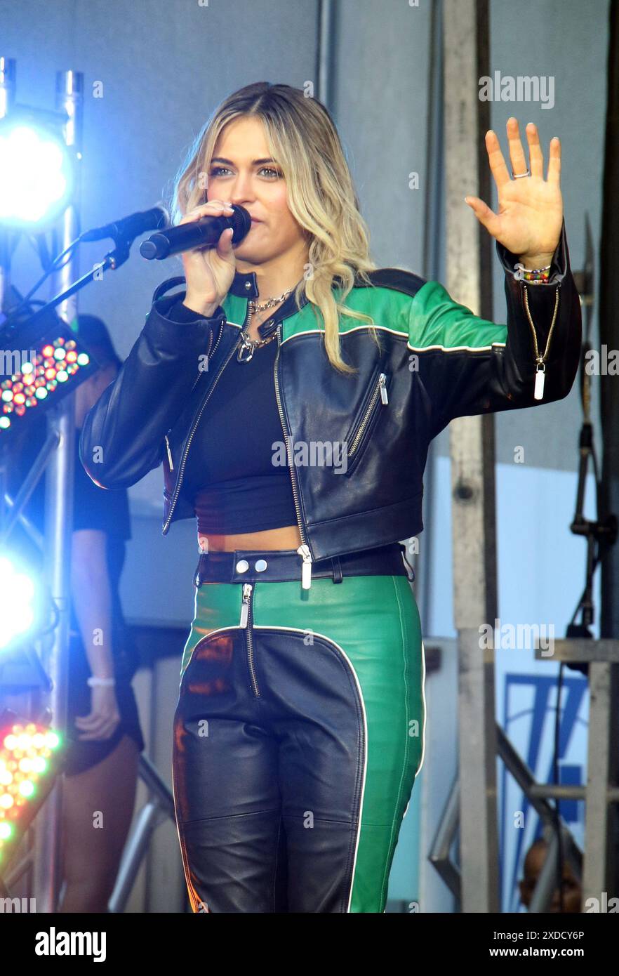 New York, NY, USA. 21st June, 2024. Alana Springsteen performs on Fox ...