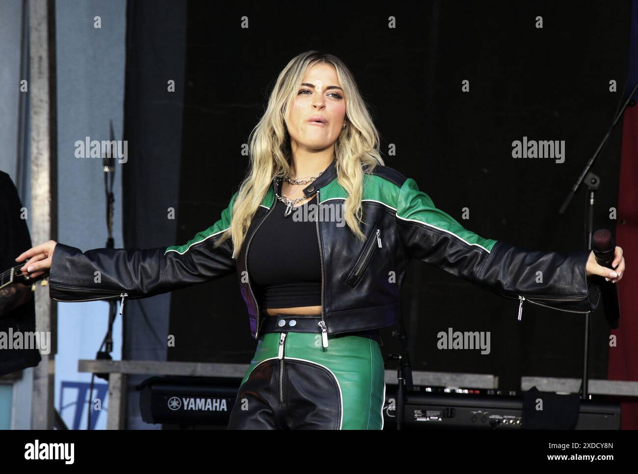 New York, NY, USA. 21st June, 2024. Alana Springsteen performs on Fox ...