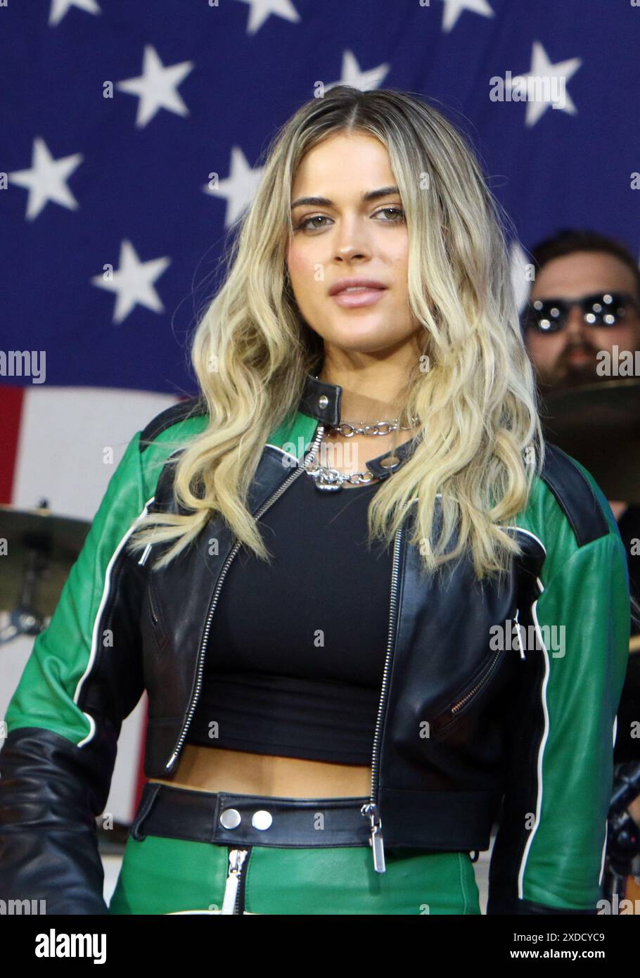 New York, NY, USA. 21st June, 2024. Alana Springsteen performs on Fox ...