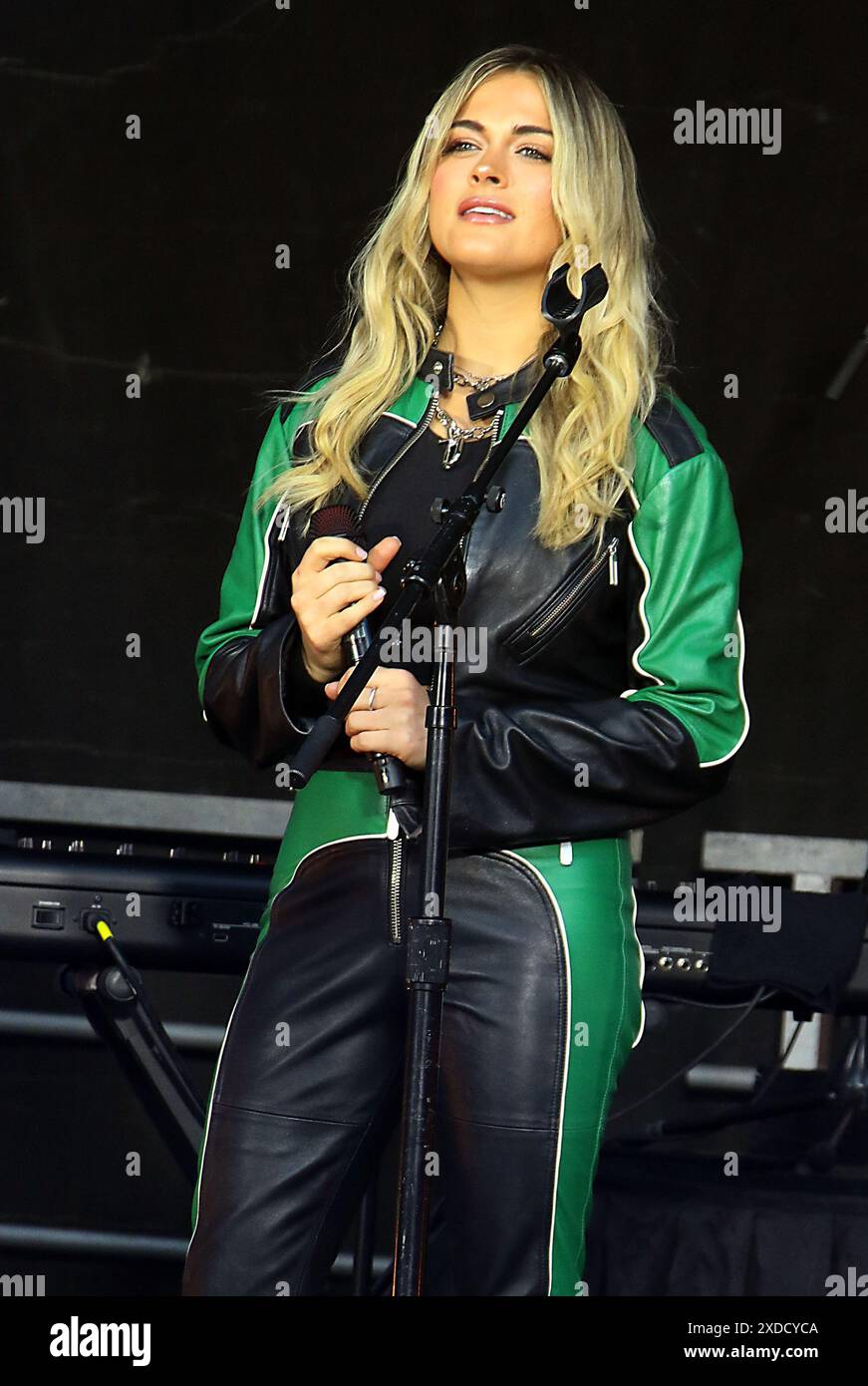 New York, NY, USA. 21st June, 2024. Alana Springsteen performs on Fox ...