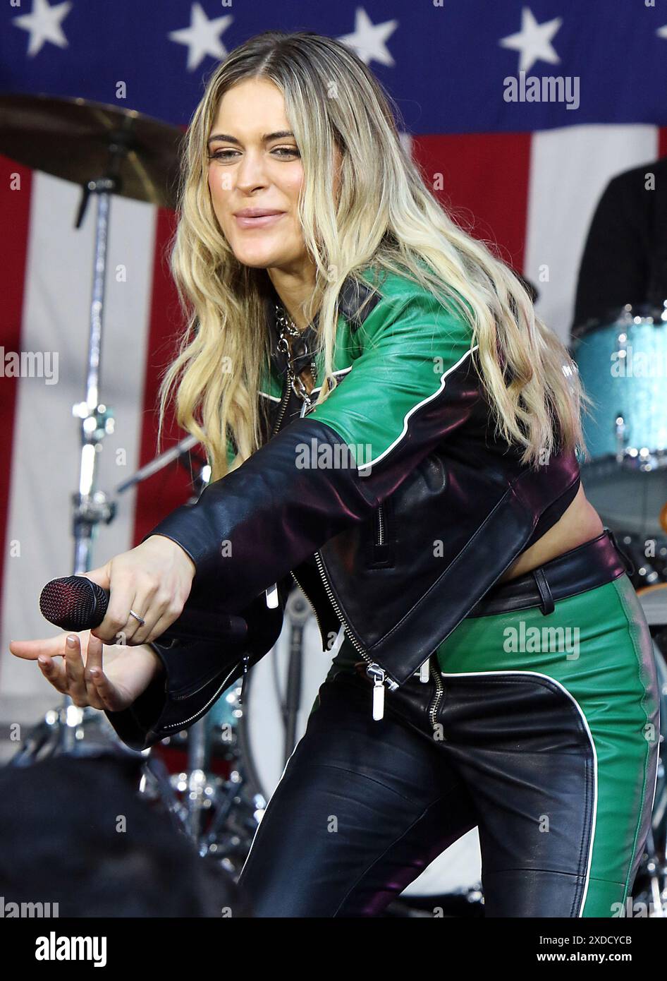 New York, NY, USA. 21st June, 2024. Alana Springsteen performs on Fox ...