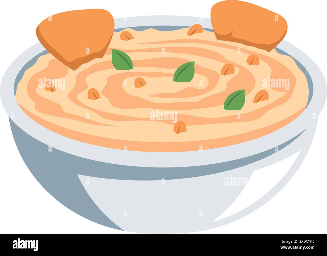 Hummus paste Stock Vector Images - Alamy