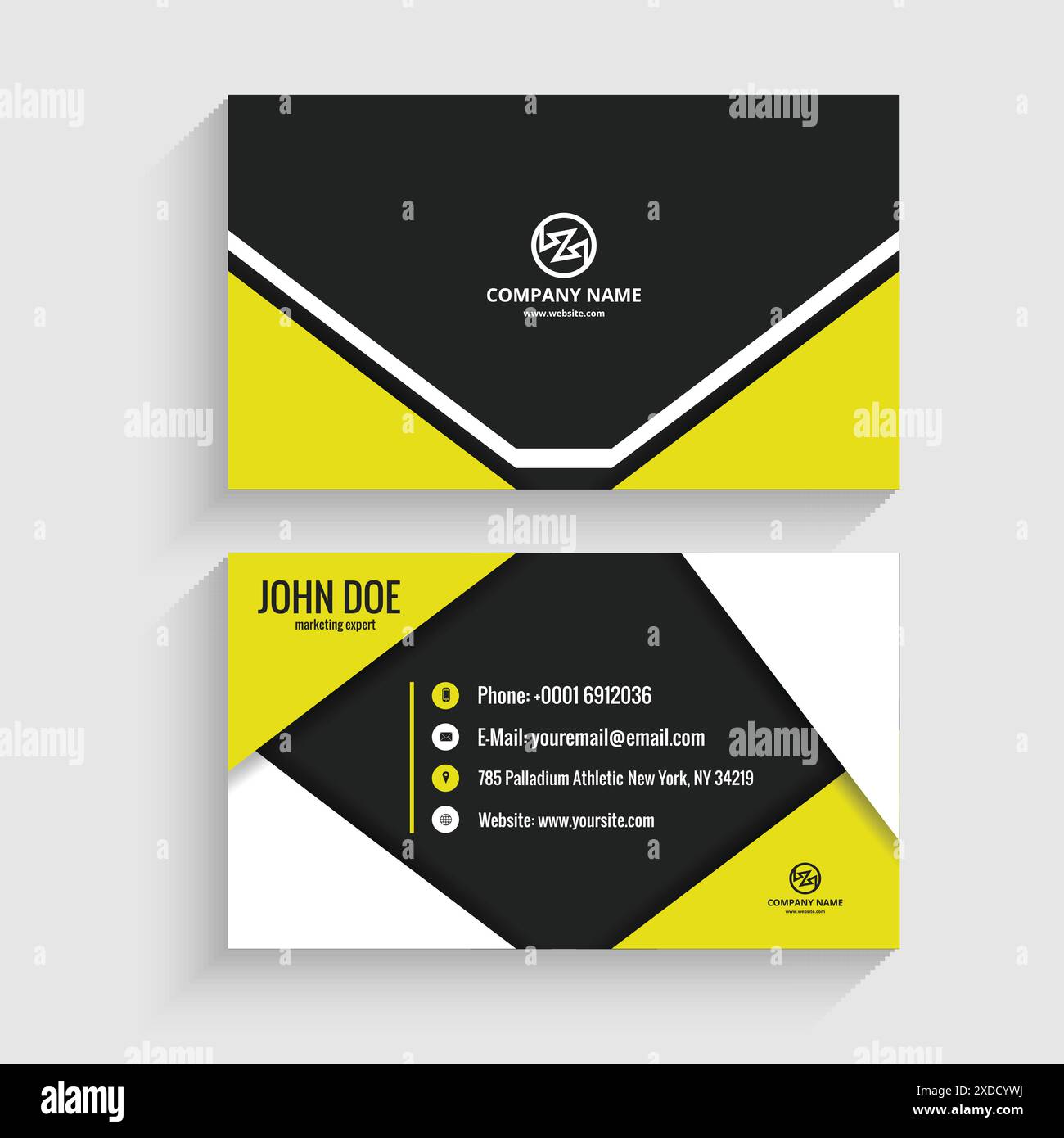 origami business card Stock Vector Image & Art - Alamy