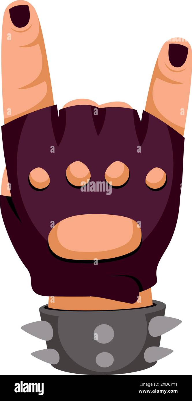 Raised hand showing heavy Cut Out Stock Images & Pictures - Alamy