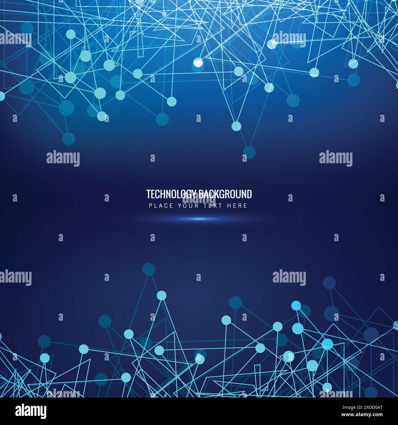 blue technology background vector design illustration Stock Vector ...