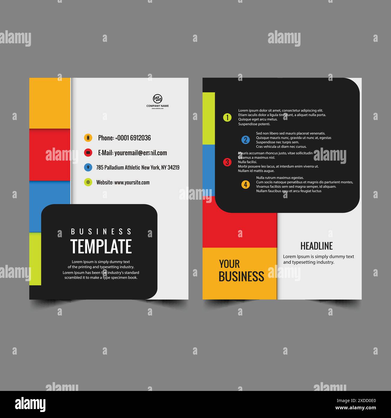 Promotional tri fold brochure hi-res stock photography and images - Alamy