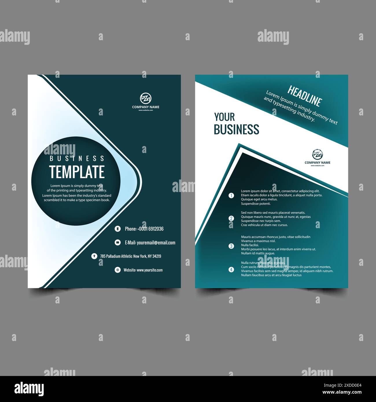 creative brochure flyer design with vibrant colors template design ...