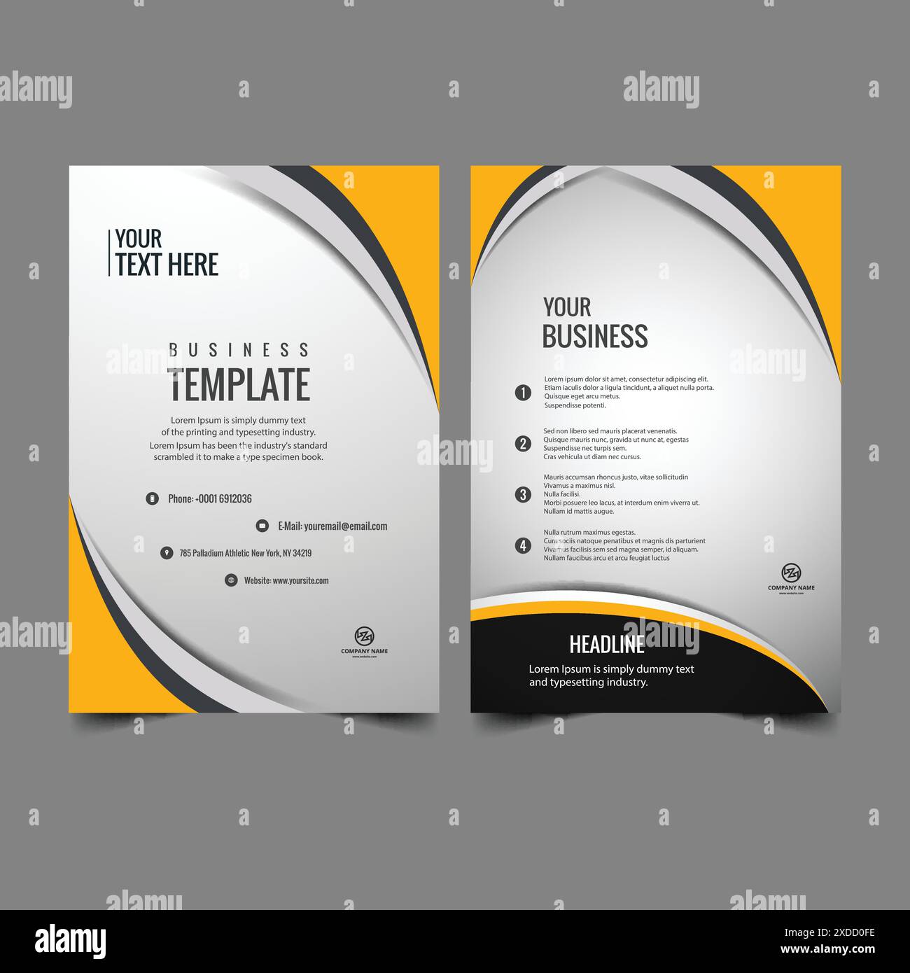 Promotional tri fold brochure hi-res stock photography and images - Alamy