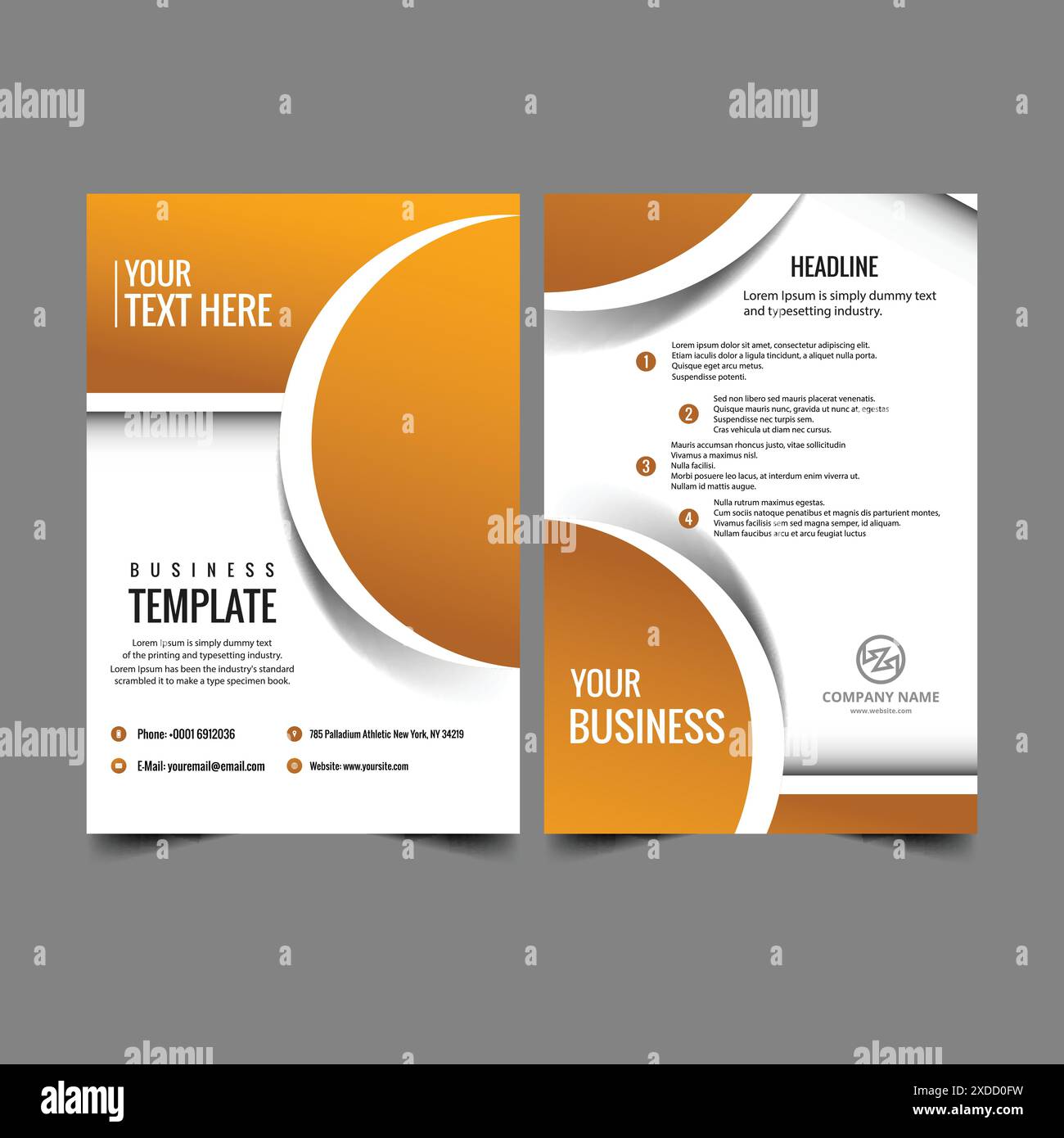 creative brochure flyer design with vibrant colors template design ...