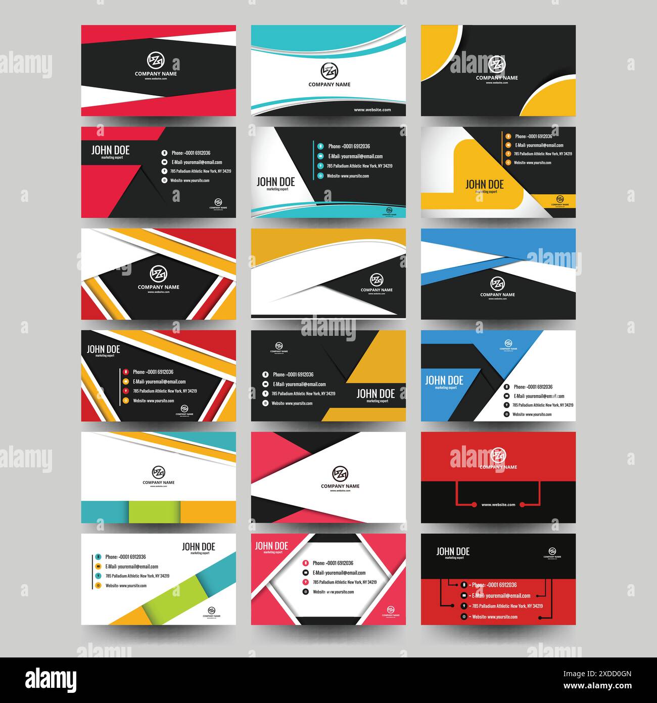 Individual cards Stock Vector Images - Alamy