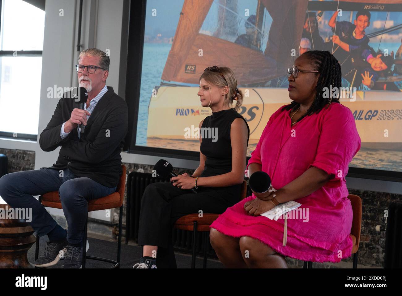 Brian Lott, Chief Communication Officer of Mubadala, Magdalena Bak ...