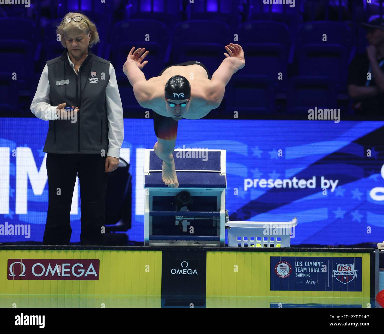 Indianapolis, Indiana, USA. 21st June, 2024. Zach HARTING competing in ...