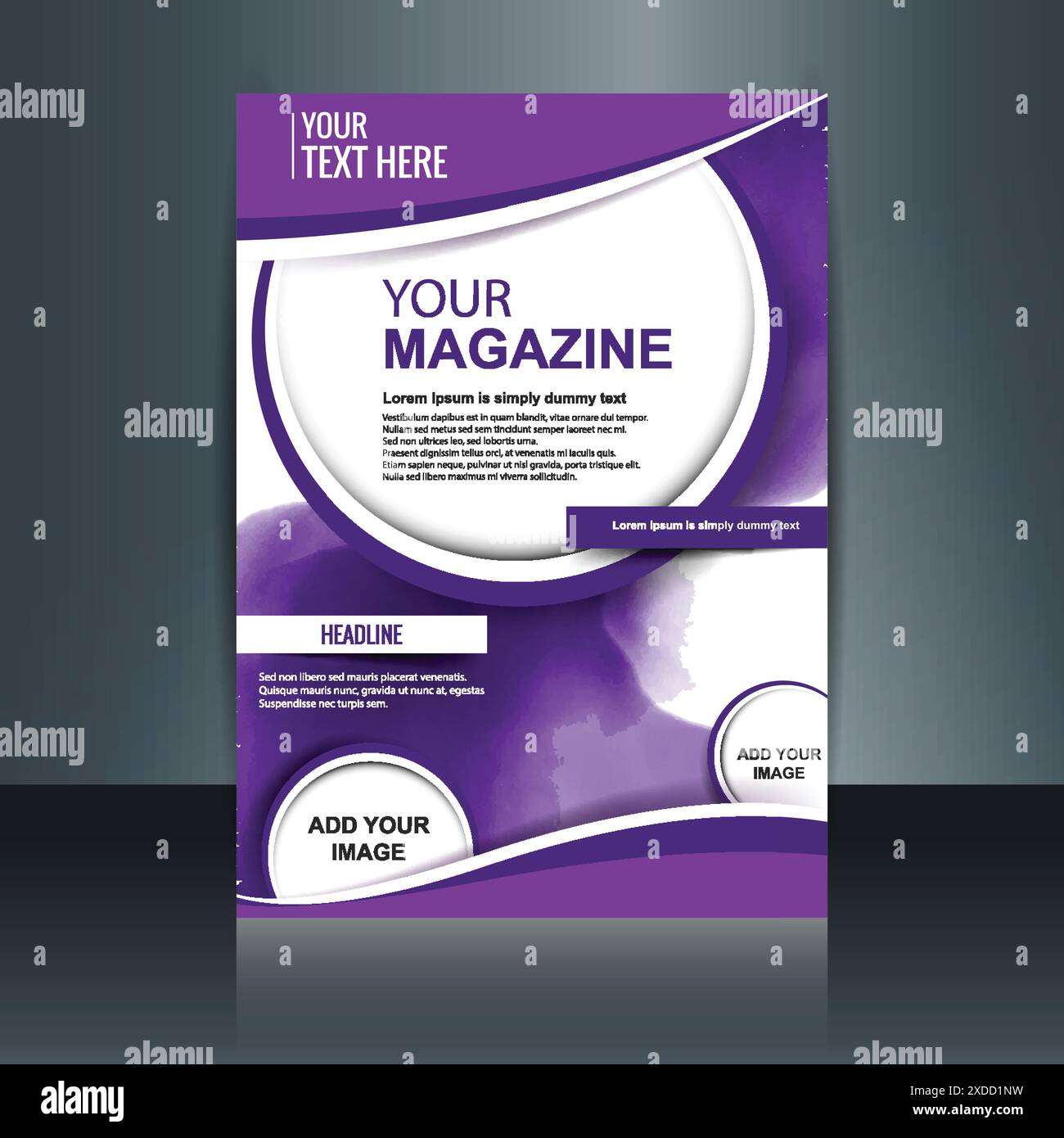 Purple magazine hi-res stock photography and images - Alamy