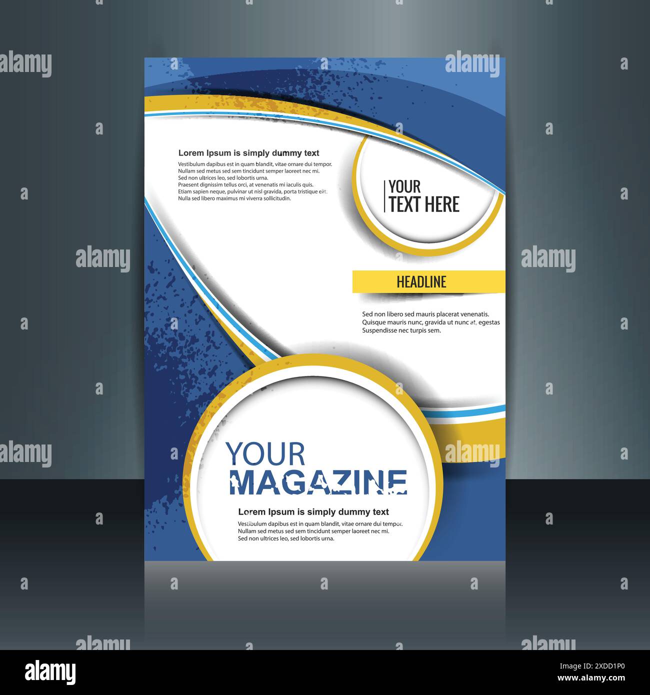 Magazine office Stock Vector Images - Alamy