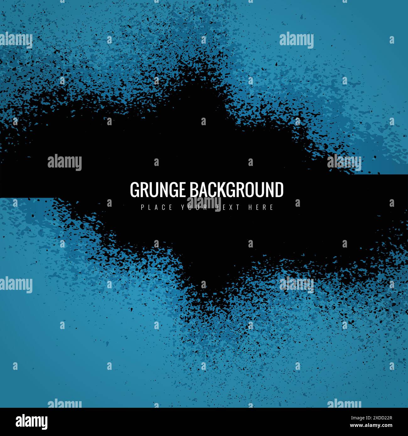 Turquoise hand drawn grunge background Stock Vector Images - Alamy