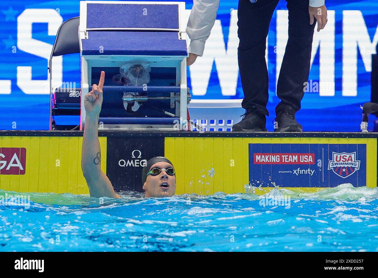 June 21, 2024, Indianapolis, Indiana, USA: CAELEB DRESSEL (Gator Swim ...