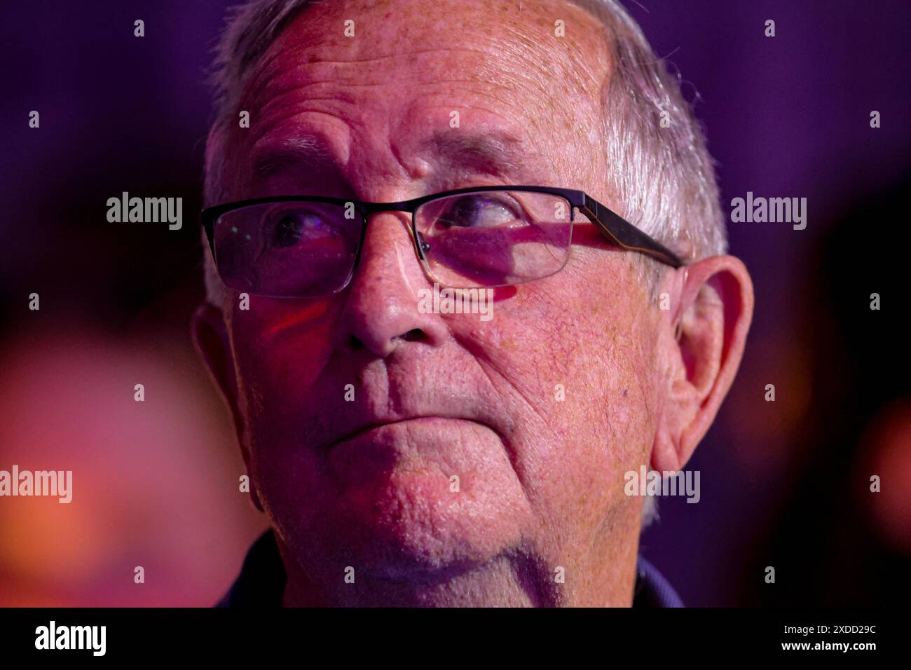 Indianapolis, Indiana, USA. 21st June, 2024. Swim Coaching legend EDDIE ...