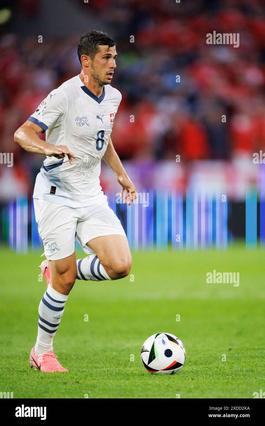 Cologne, Germany. 19th June, 2024. Remo Freuler (Switzerland) seen in ...
