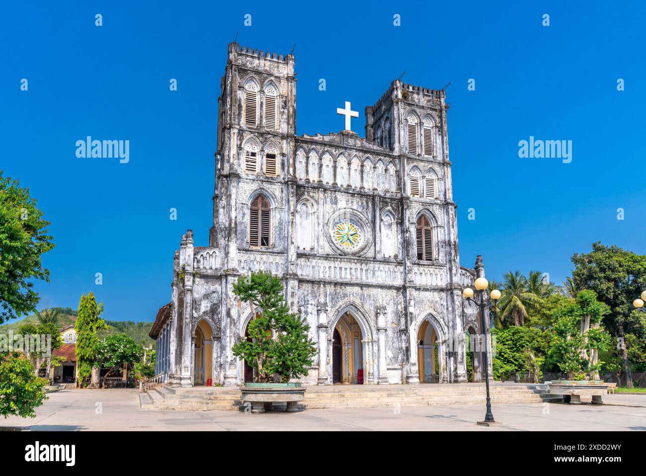 Phu Yen, Vietnam - April 19th, 2024: Mang Lang Church, the oldest ...