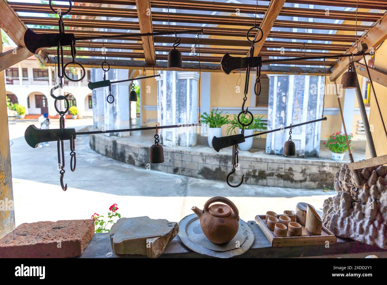 The display of daily life items in the 19th century outside Mang Lang ...