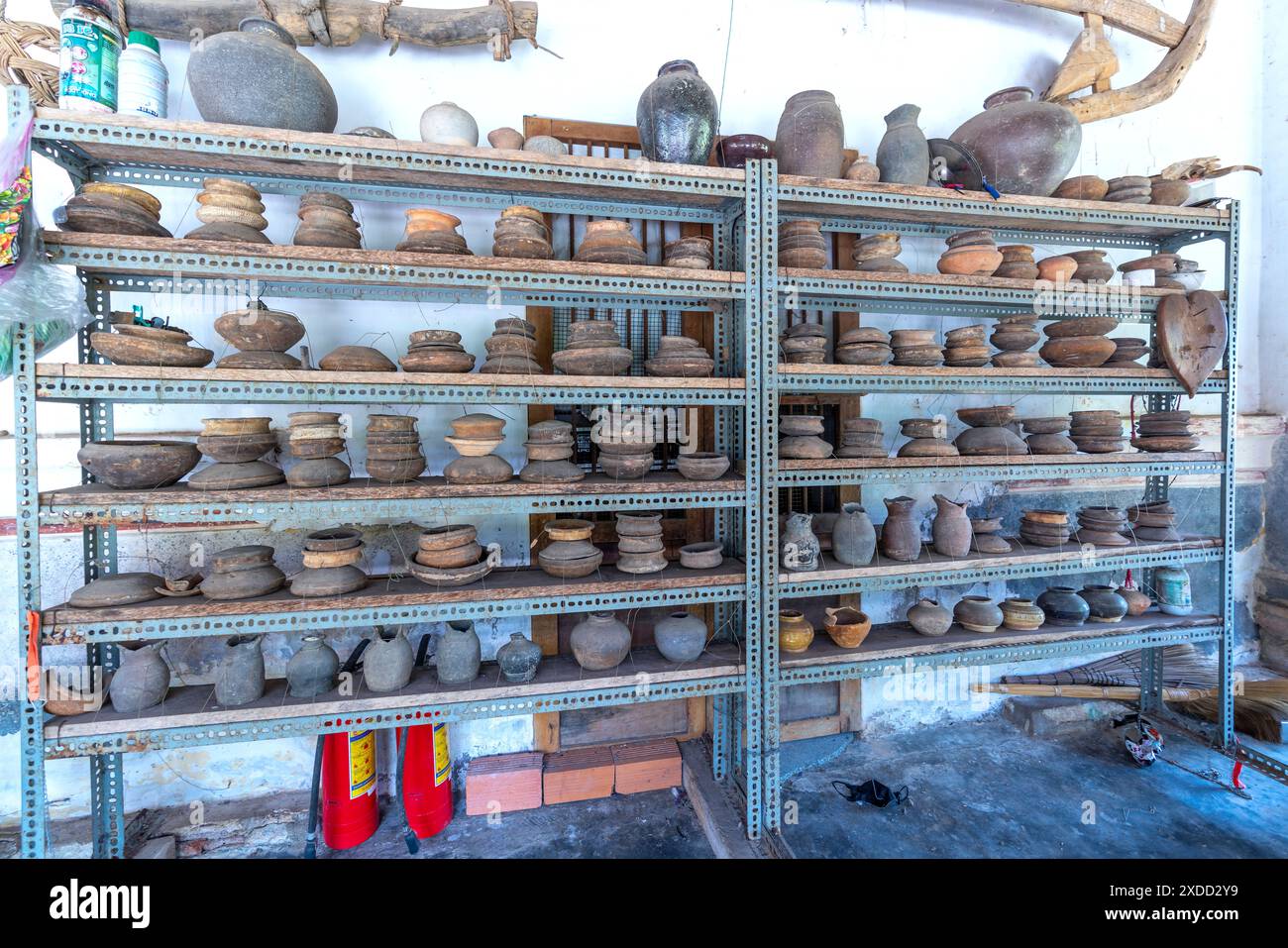 The display of daily life items in the 19th century outside Mang Lang ...