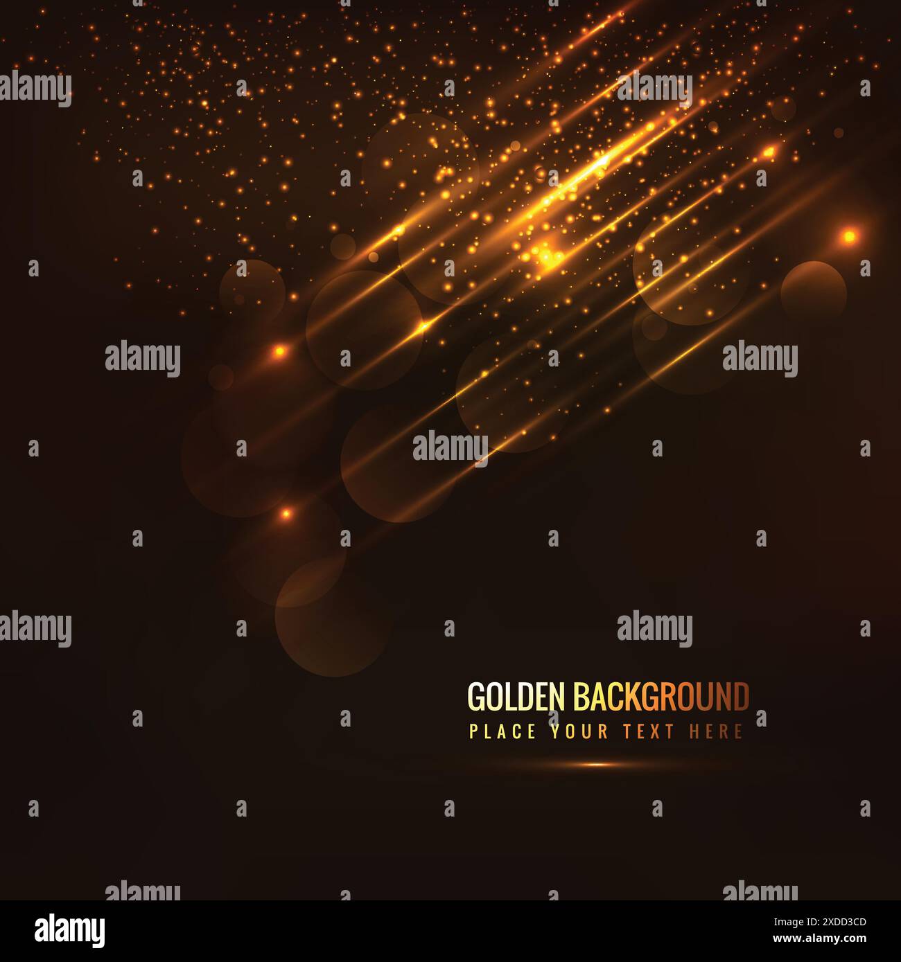glowing golden background with light details Stock Vector Image & Art ...
