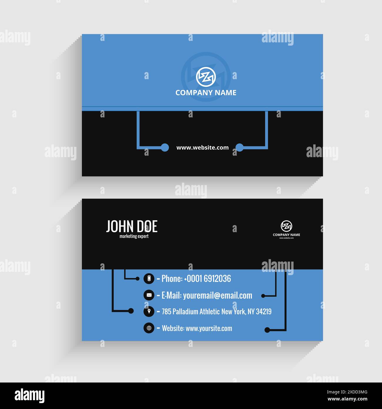 technological visiting card Stock Vector Image & Art - Alamy