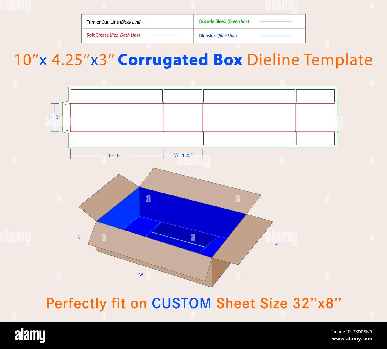 Corrugated Golden Box, Shipping Box, Packaging Box 10X4.25X3 inches. A ...