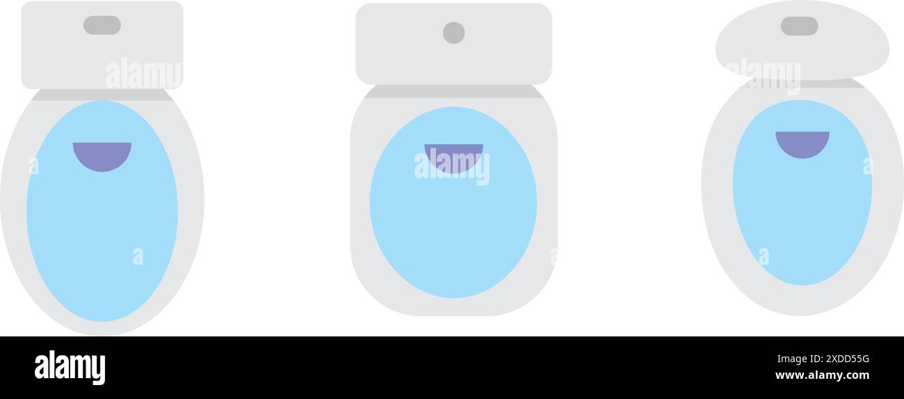 Toilet line icon bowl sanitaryware vector bathroom. Bidet toilet line ...