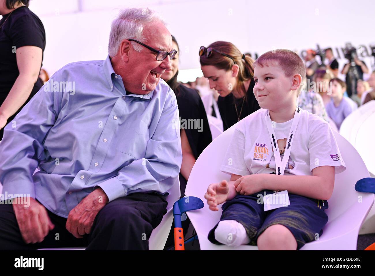 Non Exclusive: LVIV, UKRAINE - JUNE 20, 2024 - Philanthropist Howard ...