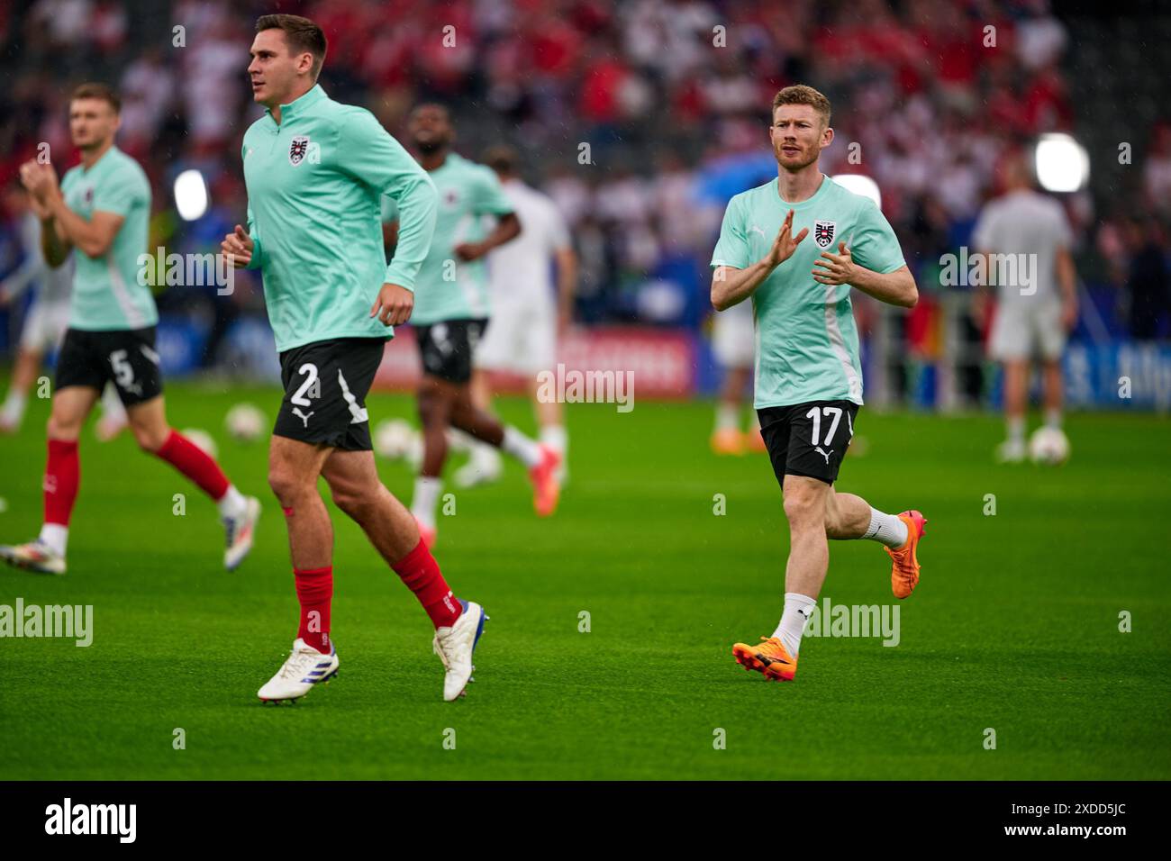 Maximilian Woeber (Oesterreich Nationalmannschaft Euro 2024, #02), Florian Kainz (Oesterreich ...