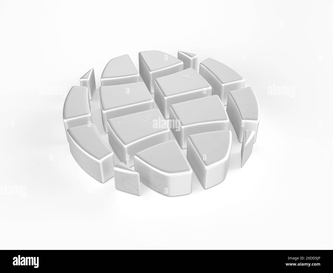 Object isolated illustration globe Cut Out Stock Images & Pictures - Alamy