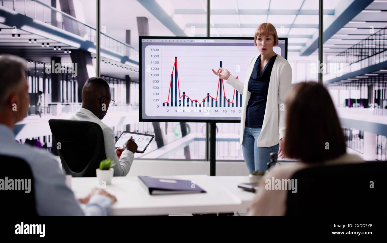 Tv presentation hi-res stock photography and images - Alamy