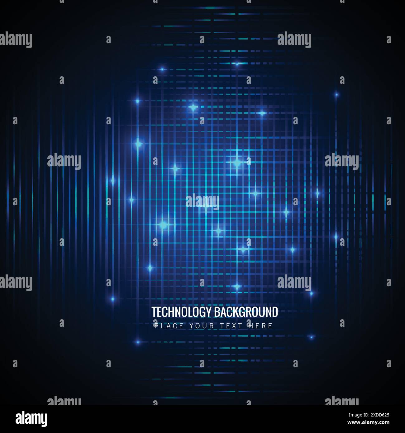 shiny blue technology background vector design illustration Stock ...