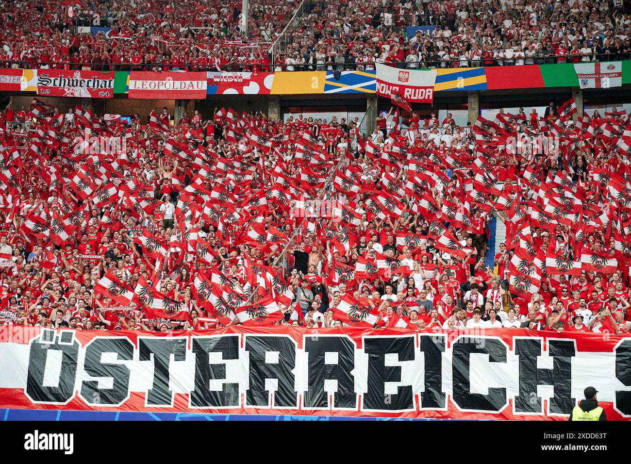 Fans Oesterreich, GER, UEFA Euro 2024, Fussball Herren, UEFA EM 2024 ...