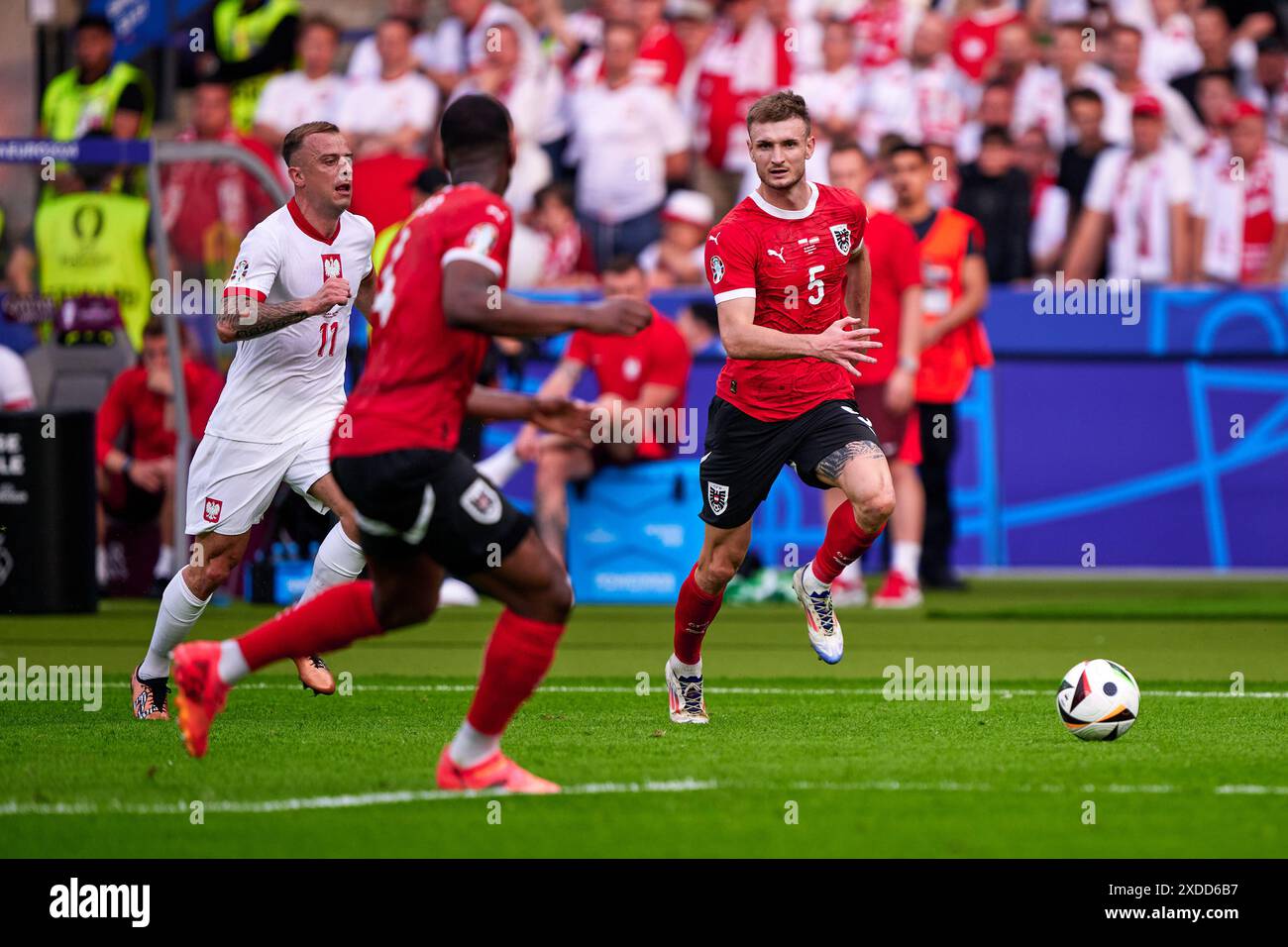 Stefan Posch (Oesterreich Nationalmannschaft Euro 2024, #05), Kamil ...