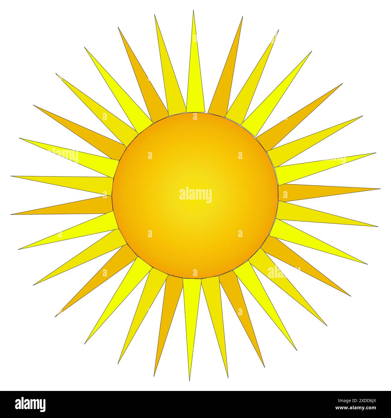 Hot summer skies Stock Vector Images - Alamy