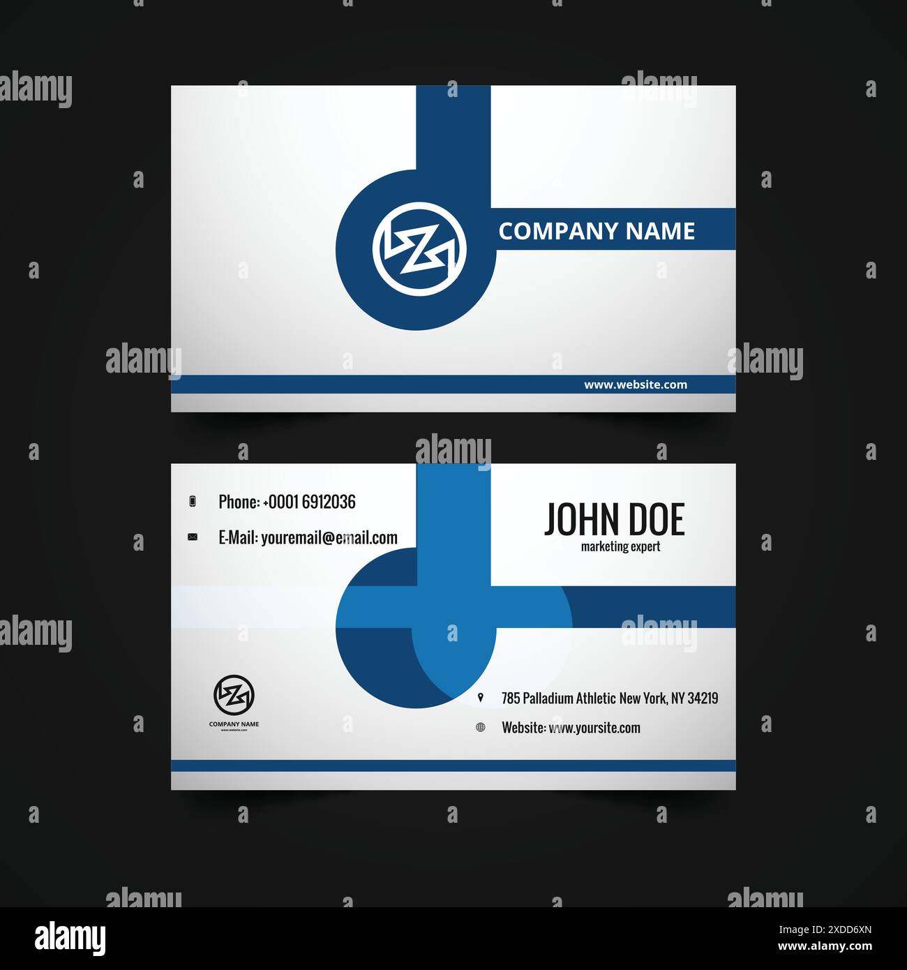 Royal blue shapes Stock Vector Images - Alamy