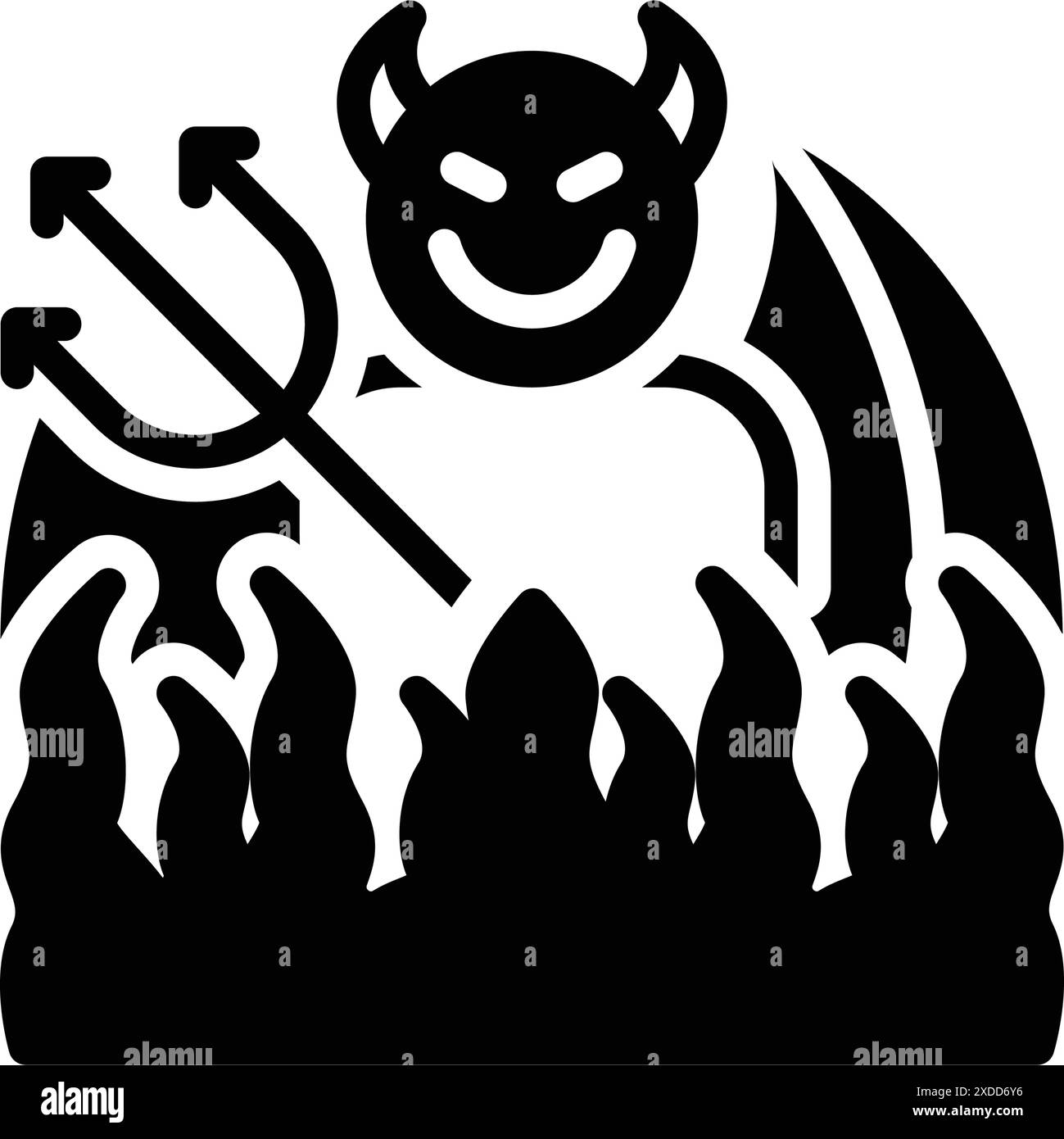 Silhouette inferno Black and White Stock Photos & Images - Alamy