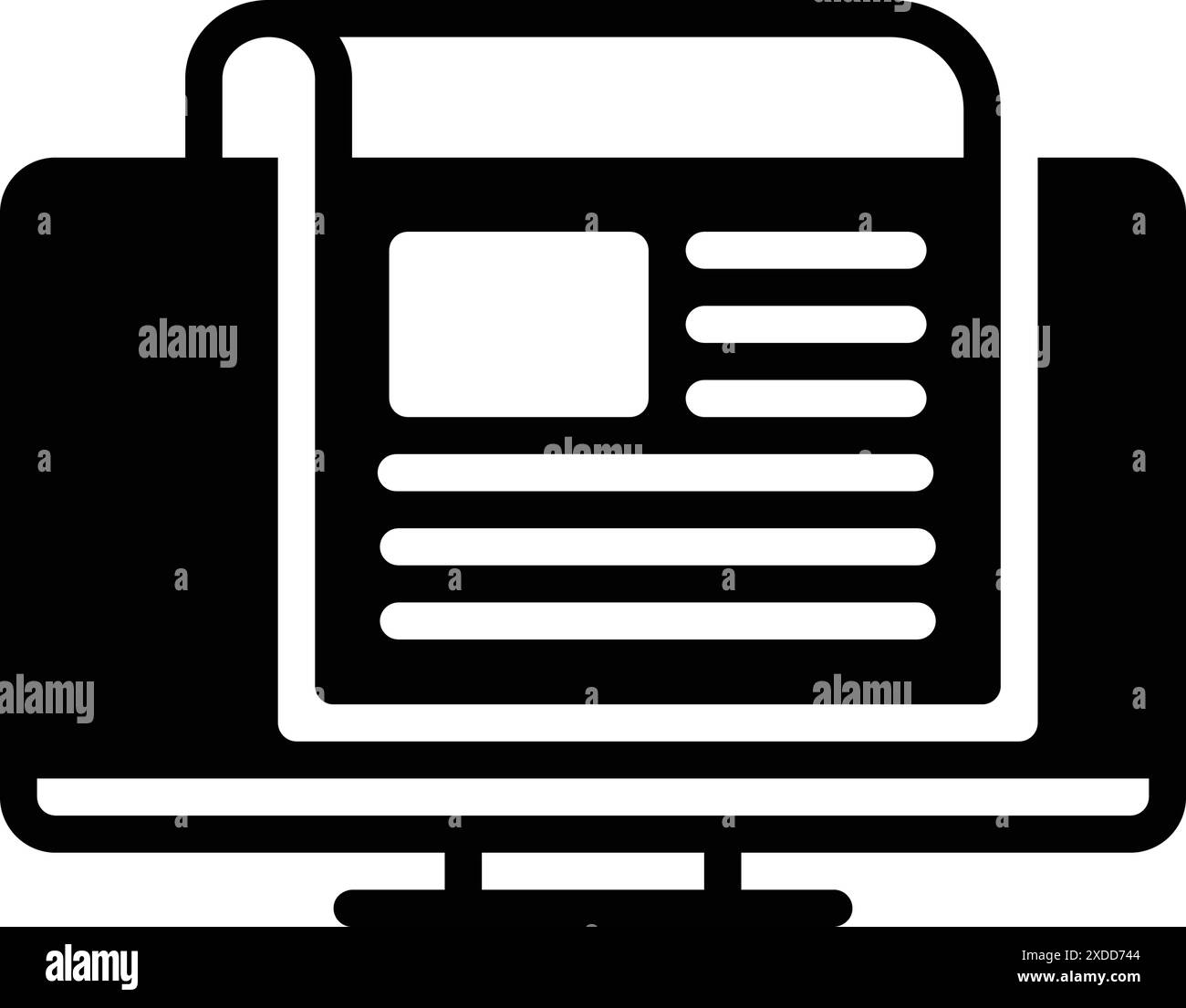 News and rumour Stock Vector Images - Alamy